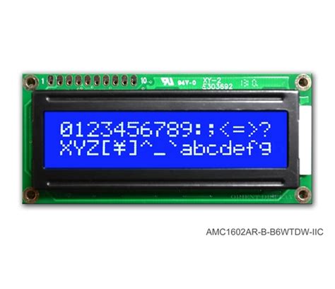 16x2 character lcd display with blue back light electrobist