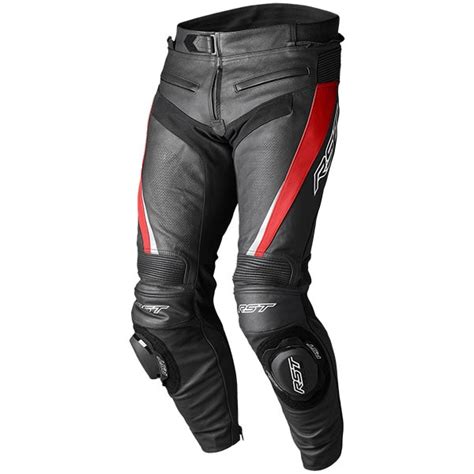 Rst Tractech Evo 5 Ce Leather Trousers Red Black White Free Uk