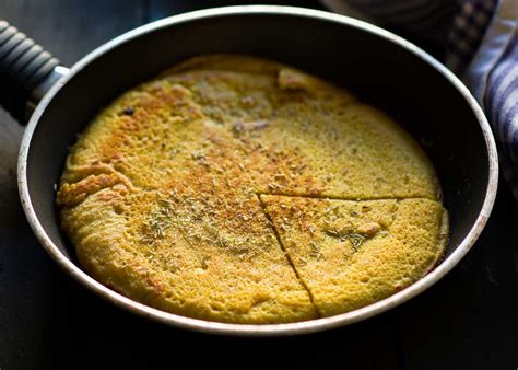 Tortilla De Patatas Vegana Con Harina De Garbanzos Pequerecetas