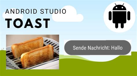 android toast nachricht kleines popup tutorial youtube