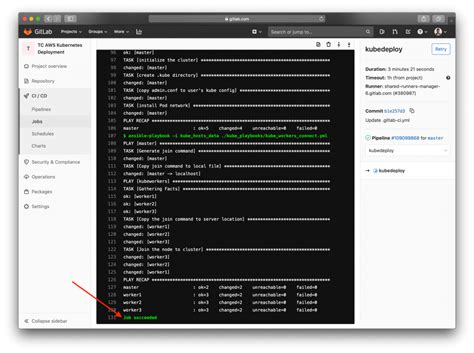 building a kubernetes cluster on aws with terraform ansible and gitlab
