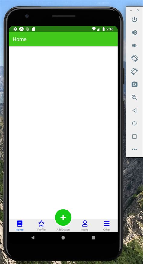 javascript color of status bar using react navigation