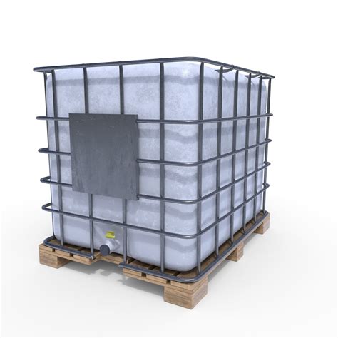3d model ibc container vr ar low poly obj fbx stl blend dae