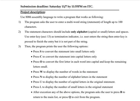 solved use 8086 assembly language to write a program that