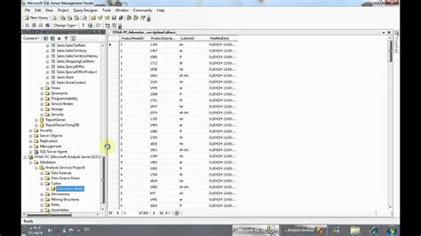 how to create and publish a data cube using sql server analysis