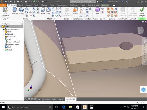 solved merging faces during extrusion autodesk community