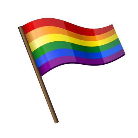 50 Rainbow Pride Flag Waving Illustrations Royalty Free Vector