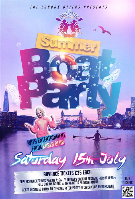 Lorc Summer Boat Party 2023 — London Otters Rowing Club