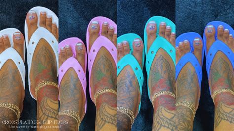 Huge Crocs Classic Platform Flip Flop Unboxing Review And Try On Ft 4
