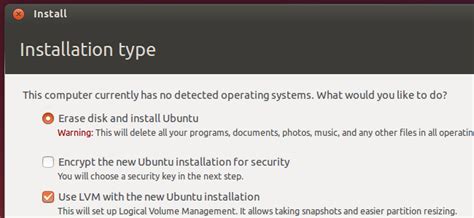 how to use lvm on ubuntu for easy partition resizing and snapshots