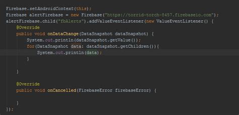java android firebase can t receive proper json from firebase