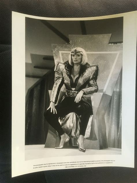 Sybil Danning 1988 Amazon Women Original Vintage Press Photo One Of A