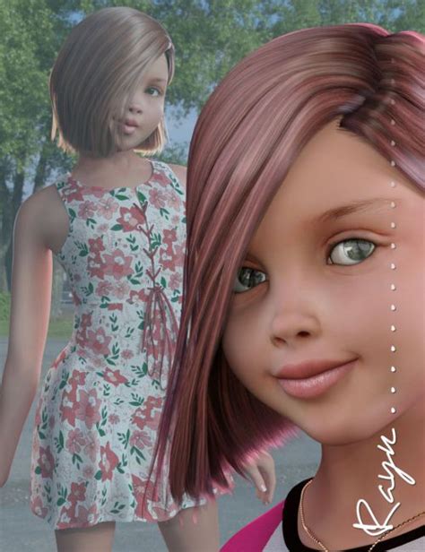 Rayn Character And Hair For Genesis 3 Female S 3d Models For Daz