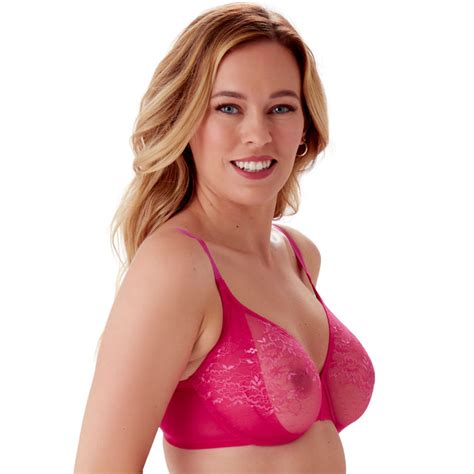 Gossard Glossies Lace Pink Sheer Molded Bra 13001 Lavinia Lingerie