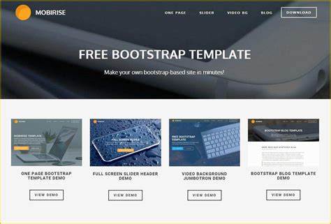 bootstrap templates free download of mobirise bootstrap template