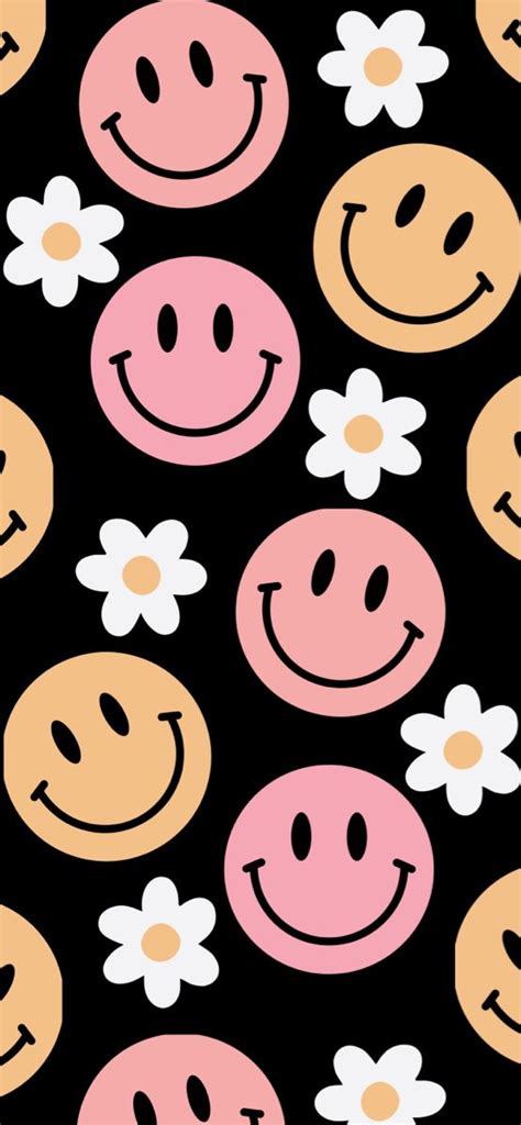 Wallpaper Background Cute Wallpaper Cute Pattern Smiley Face