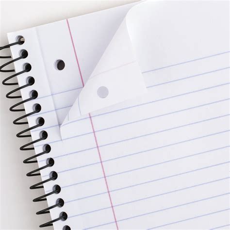 Mead Spiral Notebook 1 Subject Wide Ruled Plastic Cover 8 X 10 5