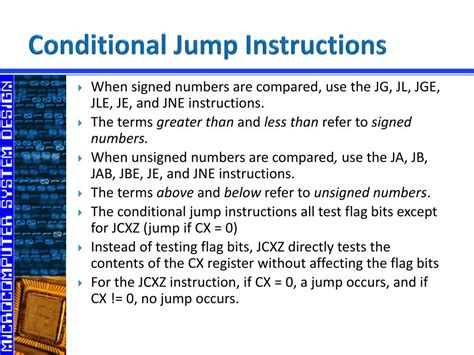 ppt the 8086 assembly programming program control instructions