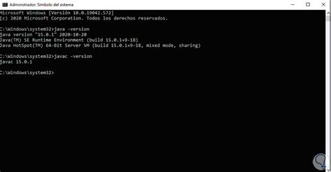 instalar java jdk 15 en windows 10 solvetic