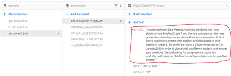 database accessing data from cloud firestore using