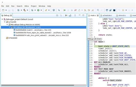how to debug a standalone microblaze application with vitis