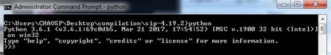 python how to install sip and pyqt on windows 7 stack