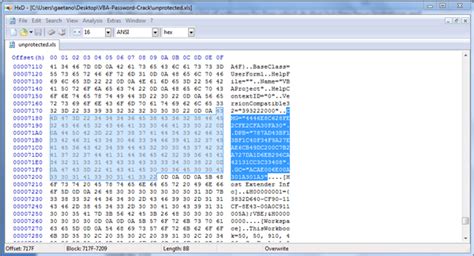 how to crack the vba password on an excel project work
