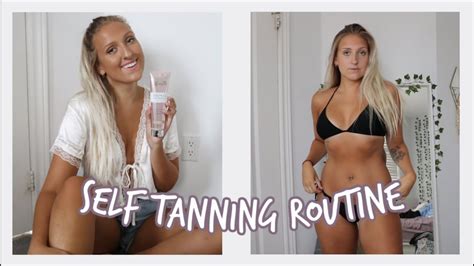 My Self Tanning Routine Tips Loving Tan Youtube