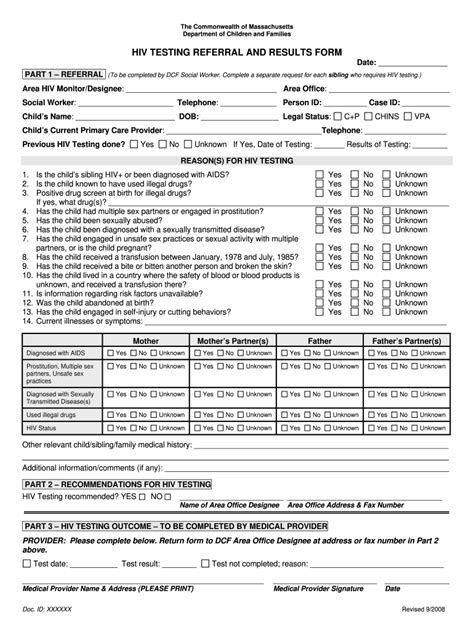 hiv test form pdf fill out and sign printable pdf template signnow
