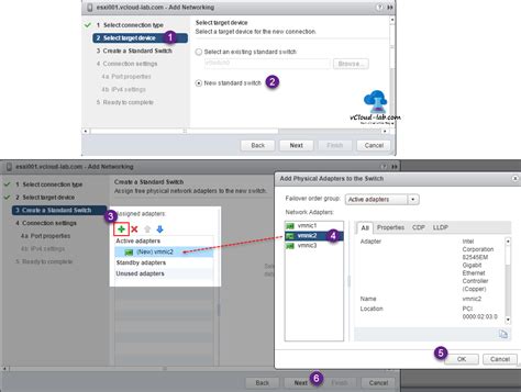 vmware esxi configure vswitch vmkernel network port for iscsi storage