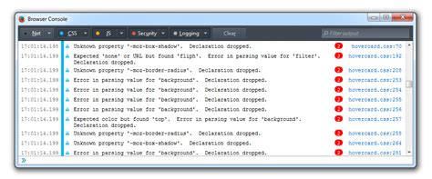how to find errors in css