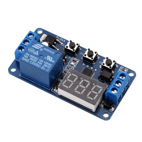 12v led display timer module automation digital delay timer control