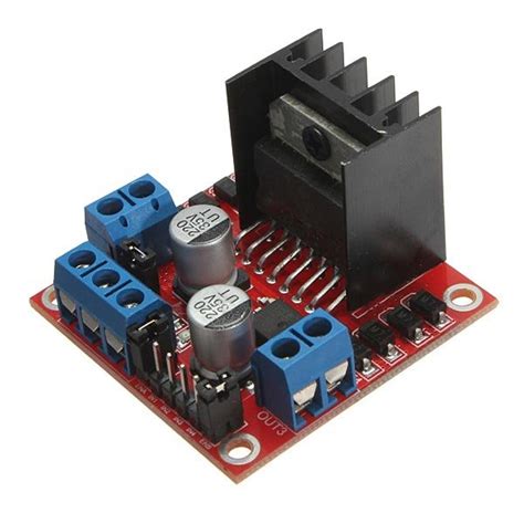l298n dual h bridge dc stepper motor driver module