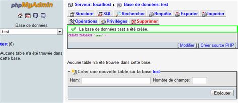 phpmyadmin concevez votre site web avec php et mysql openclassrooms
