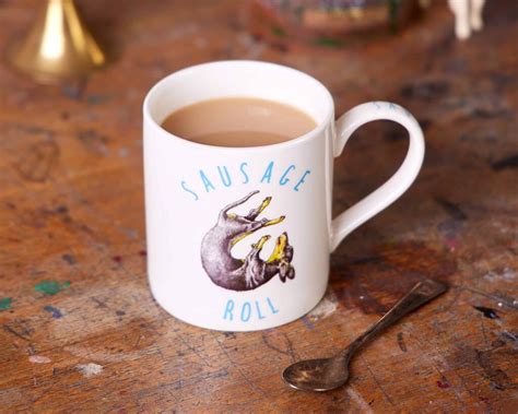 Sausage Roll Mug Dachshund Mug Bewilderbeest