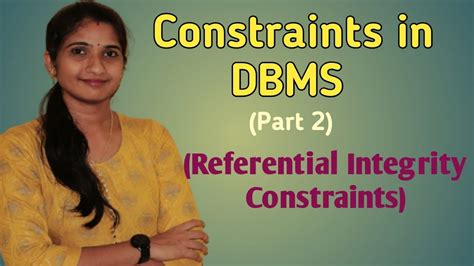 lec 12 constraints in dbms part 2 referential integrity constraints