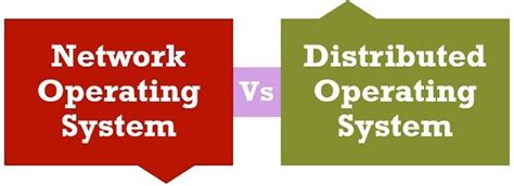 difference between network operating system and distributed operating