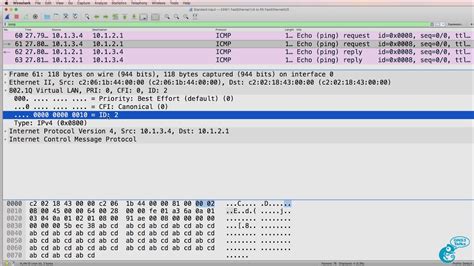 gns3 switching setup and options part 6 etherswitch wireshark 802 1q