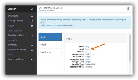 check for missing variable and value labels — colectica 7 0 documentation