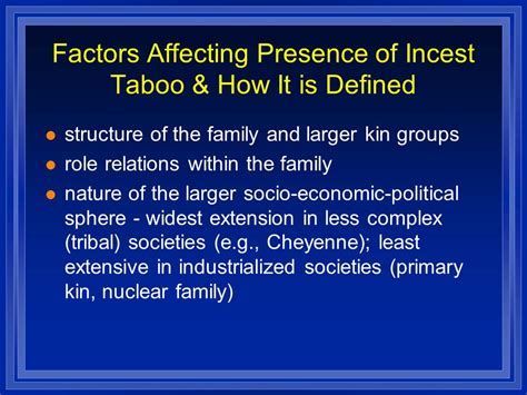 Define Incest Taboo Telegraph