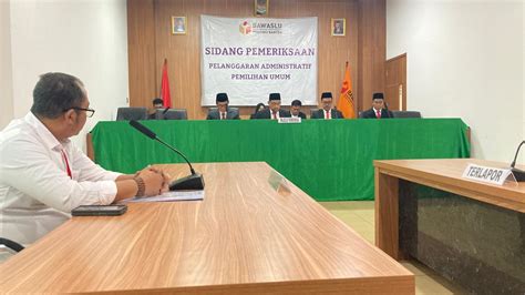 Penggelembungan Suara Caleg Pdip Sidang Sengketa Pemilu Bantennews