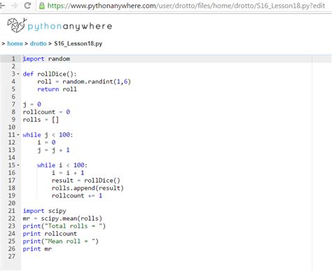 lesson 15 python loops for monte carlo simulation