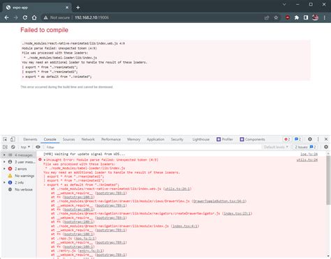 [web] uncaught referenceerror process is not defined with blank white