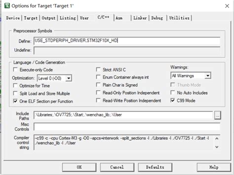 keil5报错error l6218e undefined symbol assert param referred from misc