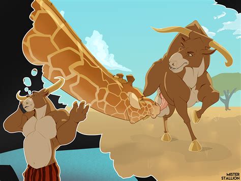 Rule 34 4 3 Ambiguous Gender Anthro Balls Bovid Bovine Cattle