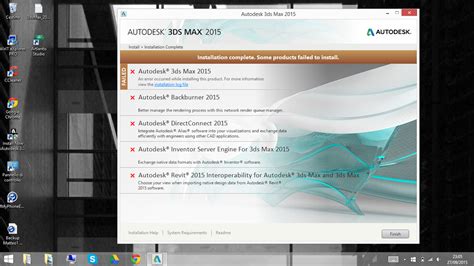 solved autodesk 3ds max 2015 installation failed autodesk community