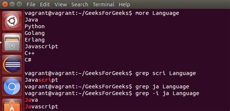 basic shell commands in linux geeksforgeeks