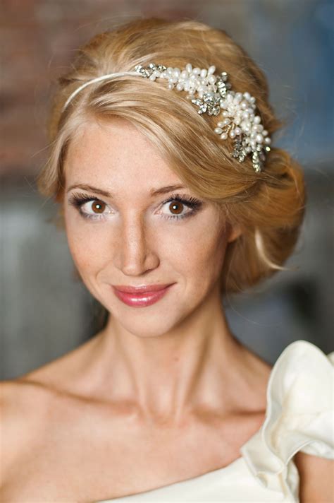 Pearl Bridal Tiara Wedding Headpiece Pearl Bridal Headband Luxury