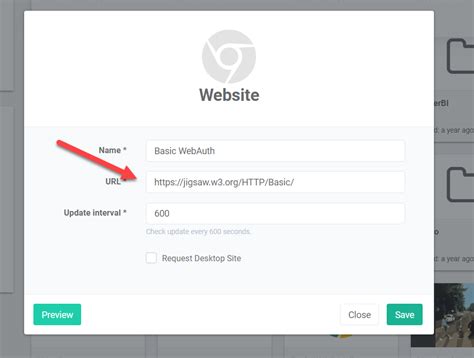 how to display content inside websites that require login optisigns
