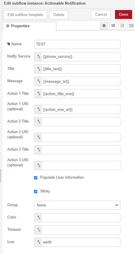 actionable notifications subflow for android · discussion 311